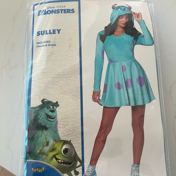 Spirit | Other | Disney Monsters Sulley Womens Xl Costume Teal And ...
